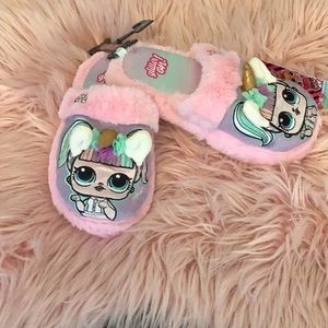L.O.L SURPRISE DOLL | Shoes | Lol Surprise Glitter On Slippers | Poshmark